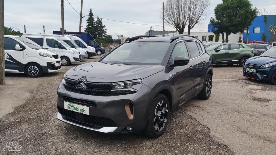 Grey Citroen C5 Aircross 2023 in Klaipeda, with an engine capacity of 1.50 L and mileage of 185 thousand km for 17049 €, photo 1 on AUTOMOTO.COM.LV
