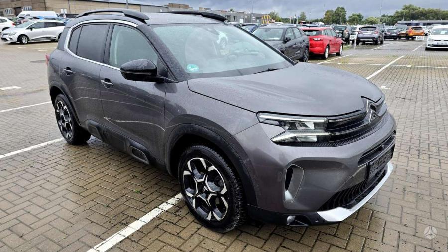 Pelēks Citroen C5 Aircross 2023 Tauragė, ar dzinēja tilpumu 1.20 L un nobraukumu 122 tūkst. km par 16093 €, foto 4 vietnē AUTOMOTO.COM.LV