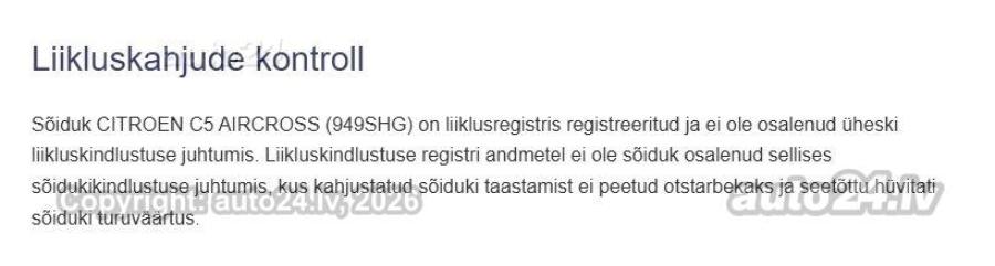 Серый Ситроен C5 Aircross 2019 в Таллин, объемом двигателя 1.50 л и пробегом 170 тыс. км за 11999 €, фото 16 на AUTOMOTO.COM.LV