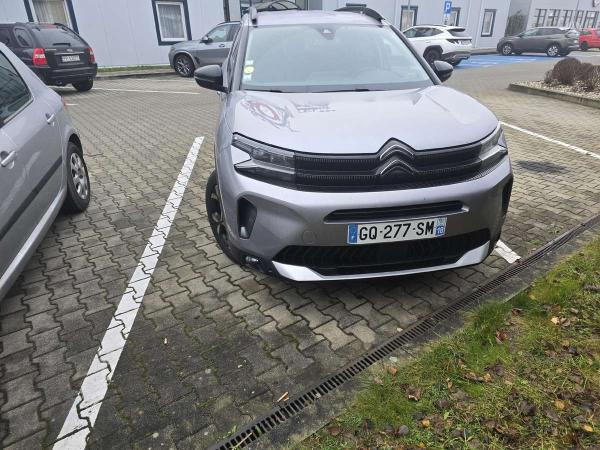 Grey Citroen C5 Aircross 2023 in Taurage, with an engine capacity of 1.50 L and mileage of 211 thousand km for 13990 €, photo 8 on AUTOMOTO.COM.LV