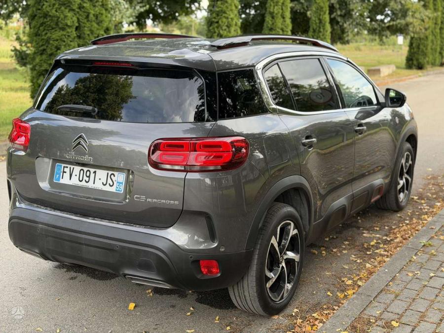 Grey Citroen C5 Aircross 2020 in Taurage, with an engine capacity of 1.50 L and mileage of 225 thousand km for 9900 €, photo 7 on AUTOMOTO.COM.LV