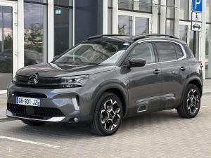 Pelēks Citroen C5 Aircross 2022 Viļņa, ar dzinēja tilpumu 1.20 L un nobraukumu 130 tūkst. km par 14641 €, foto  vietnē AUTOMOTO.COM.LV