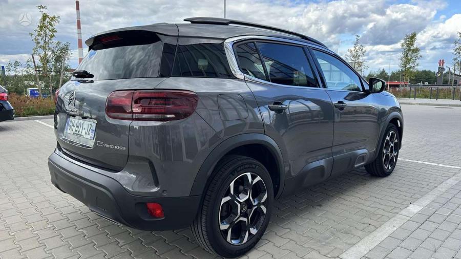 Pelēks Citroen C5 Aircross 2022 Viļņa, ar dzinēja tilpumu 1.20 L un nobraukumu 130 tūkst. km par 14641 €, foto 11 vietnē AUTOMOTO.COM.LV