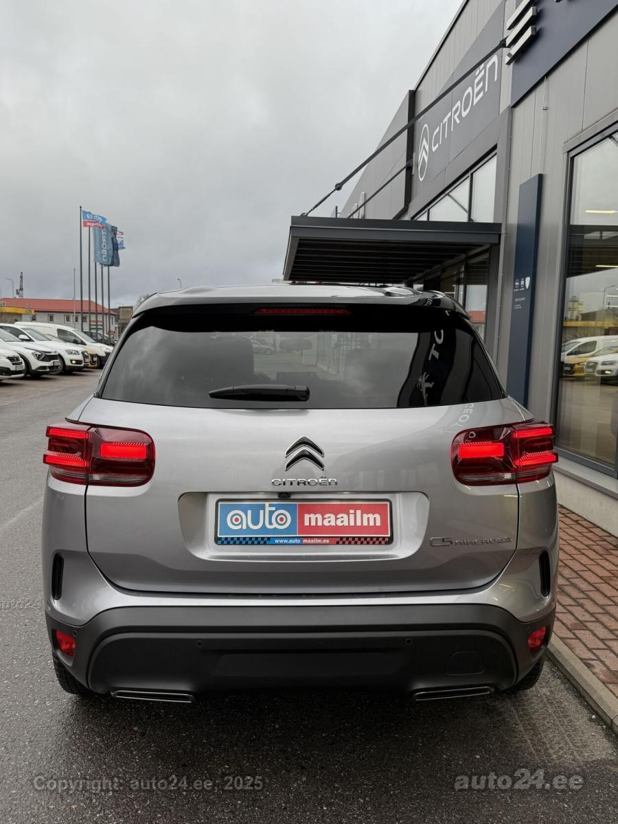 Grey Citroen C5 Aircross 2023 in Voru, with an engine capacity of 1.50 L and mileage of 45 thousand km for 24500 €, photo 6 on AUTOMOTO.COM.LV