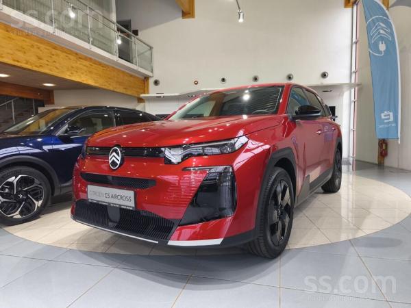 Красный Ситроен C5 Aircross 2026 в Рига, объемом двигателя 1.20 л и пробегом 5 тыс. км за 33605 €, фото 1 на AUTOMOTO.COM.LV