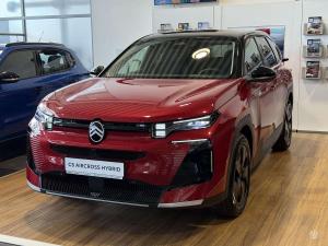 Sarkans Citroen C5 Aircross 2026 Viļņa, ar dzinēja tilpumu 1.20 L un nobraukumu 0 tūkst. km par 34490 €, foto  vietnē AUTOMOTO.COM.LV