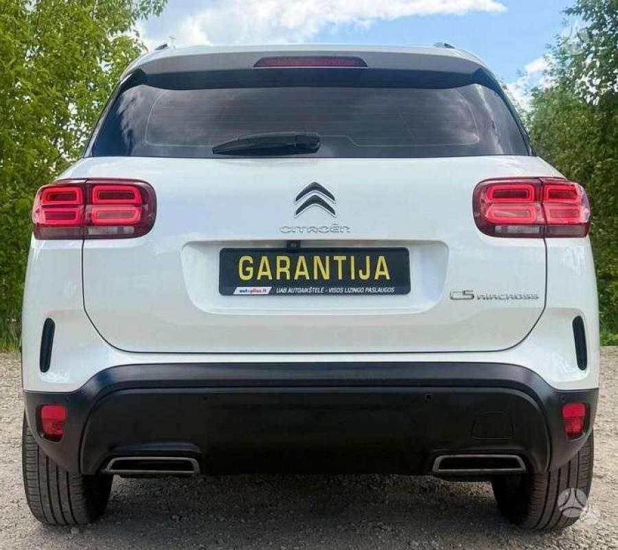 White Citroen C5 Aircross 2015 in Siauliai, with an engine capacity of 1.50 L and mileage of 222 thousand km for 13750 €, photo 7 on AUTOMOTO.COM.LV