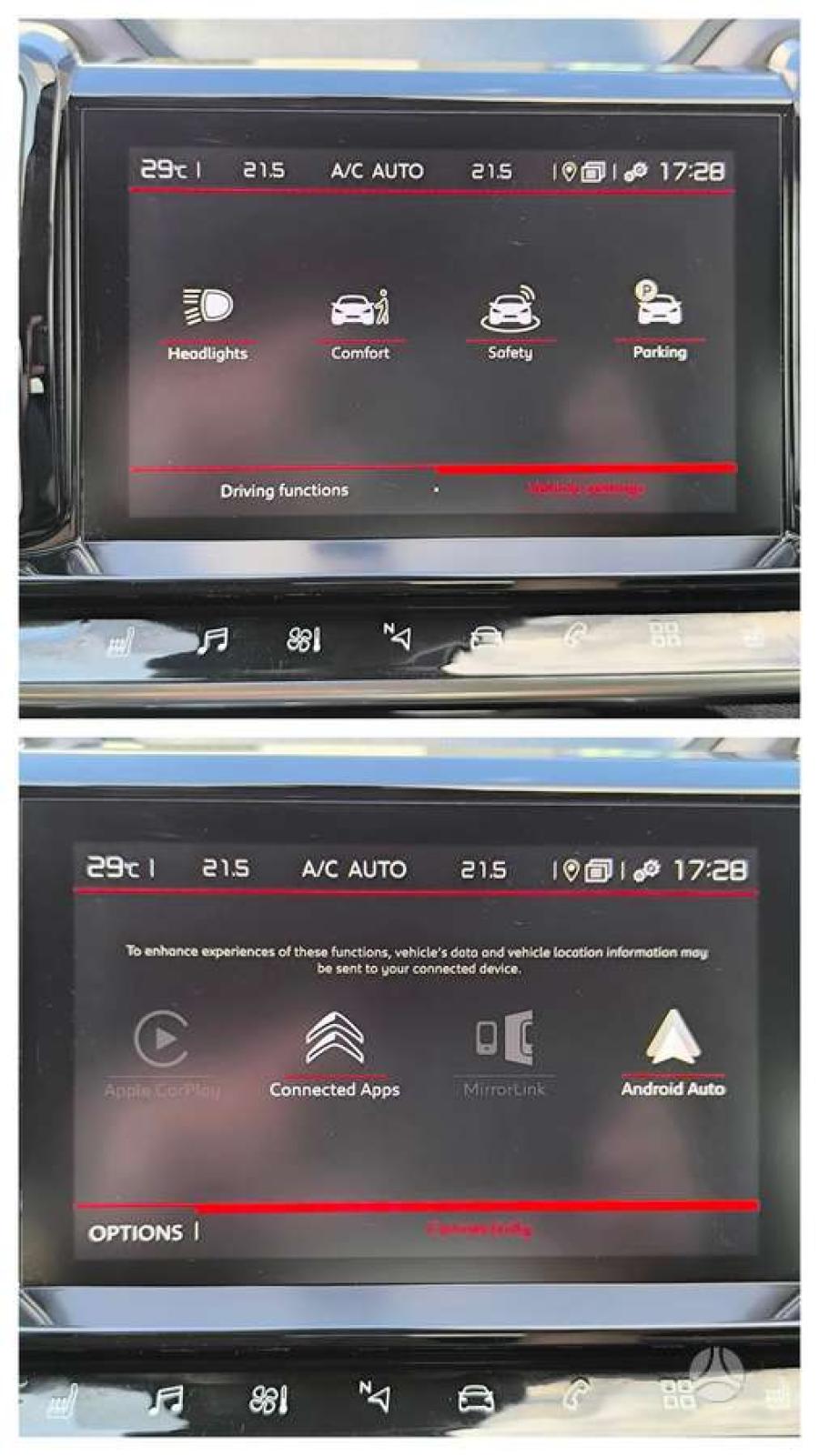 Balts Citroen C5 Aircross 2019 Šauļi, ar dzinēja tilpumu 1.50 L un nobraukumu 284 tūkst. km par 14350 €, foto 17 vietnē AUTOMOTO.COM.LV