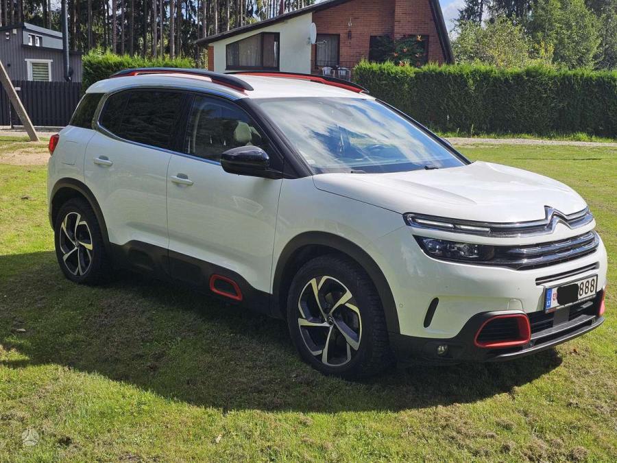 Balts Citroen C5 Aircross 2019 Kauņa, ar dzinēja tilpumu 1.50 L un nobraukumu 249 tūkst. km par 12300 €, foto 3 vietnē AUTOMOTO.COM.LV