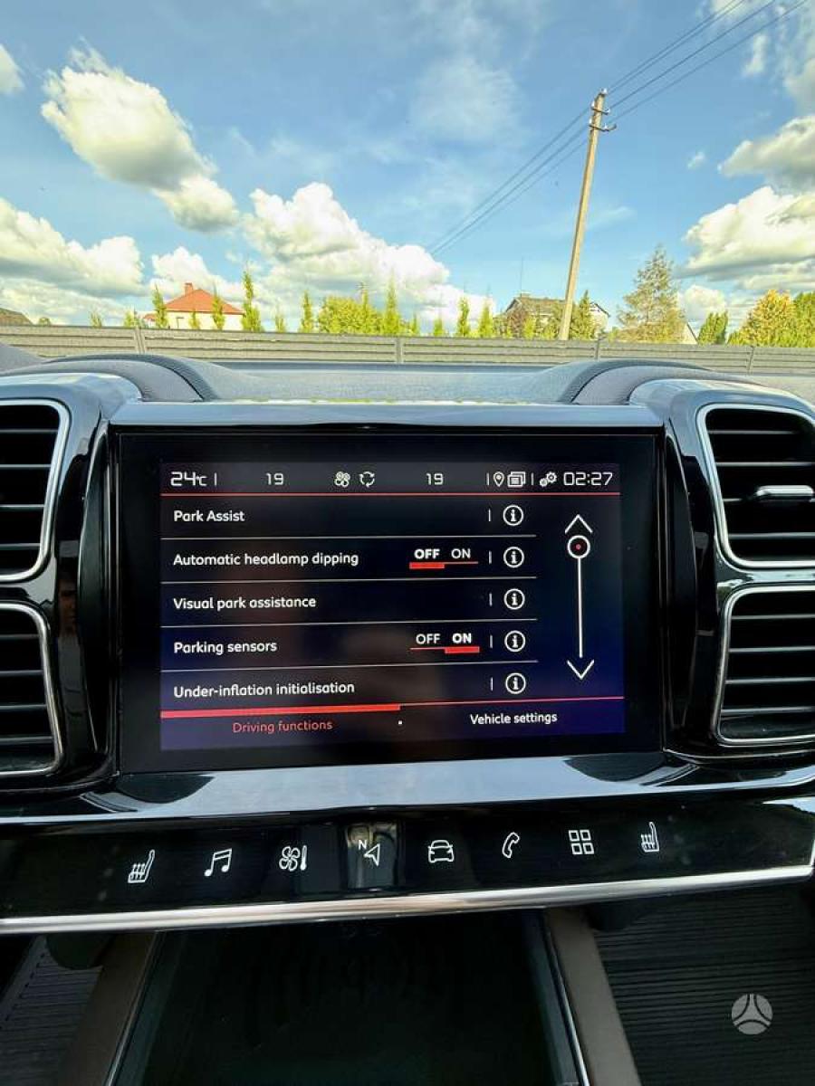 Balts Citroen C5 Aircross 2019 Tauragė, ar dzinēja tilpumu 1.46 L un nobraukumu 185 tūkst. km par 12700 €, foto 24 vietnē AUTOMOTO.COM.LV