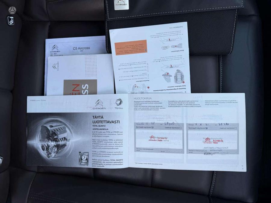 Balts Citroen C5 Aircross 2019 Tauragė, ar dzinēja tilpumu 1.46 L un nobraukumu 185 tūkst. km par 12700 €, foto 32 vietnē AUTOMOTO.COM.LV