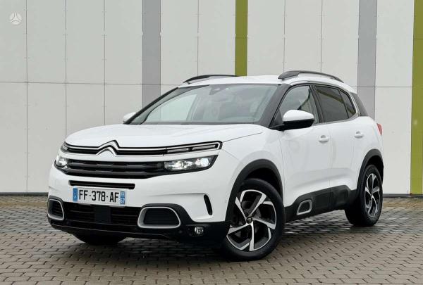 Balts Citroen C5 Aircross 2019 Tauragė, ar dzinēja tilpumu 1.20 L un nobraukumu 149 tūkst. km par 9400 €, foto 1 vietnē AUTOMOTO.COM.LV
