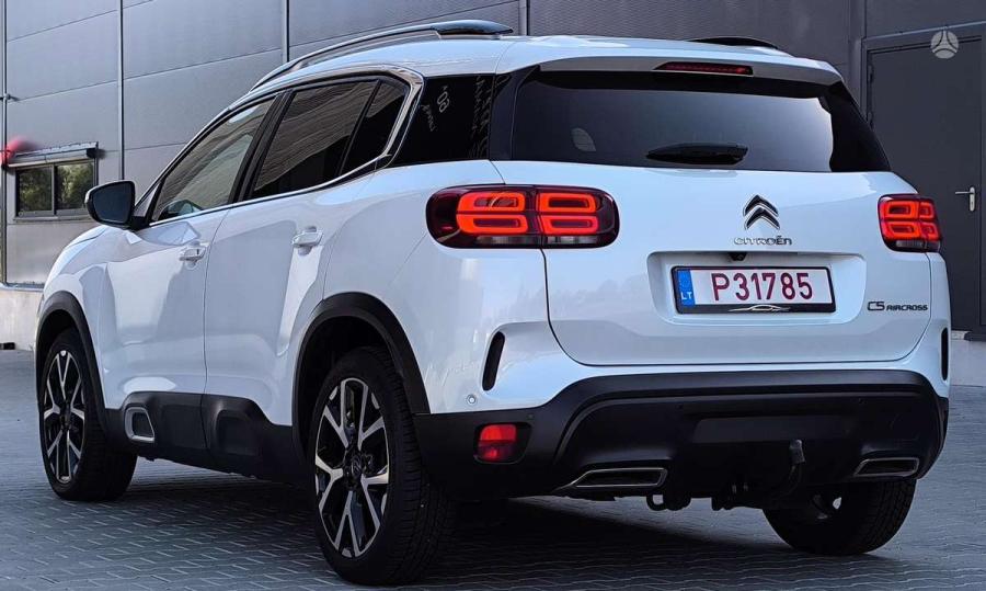 White Citroen C5 Aircross 2019 in Siauliai, with an engine capacity of 1.50 L and mileage of 284 thousand km for 13950 €, photo 5 on AUTOMOTO.COM.LV