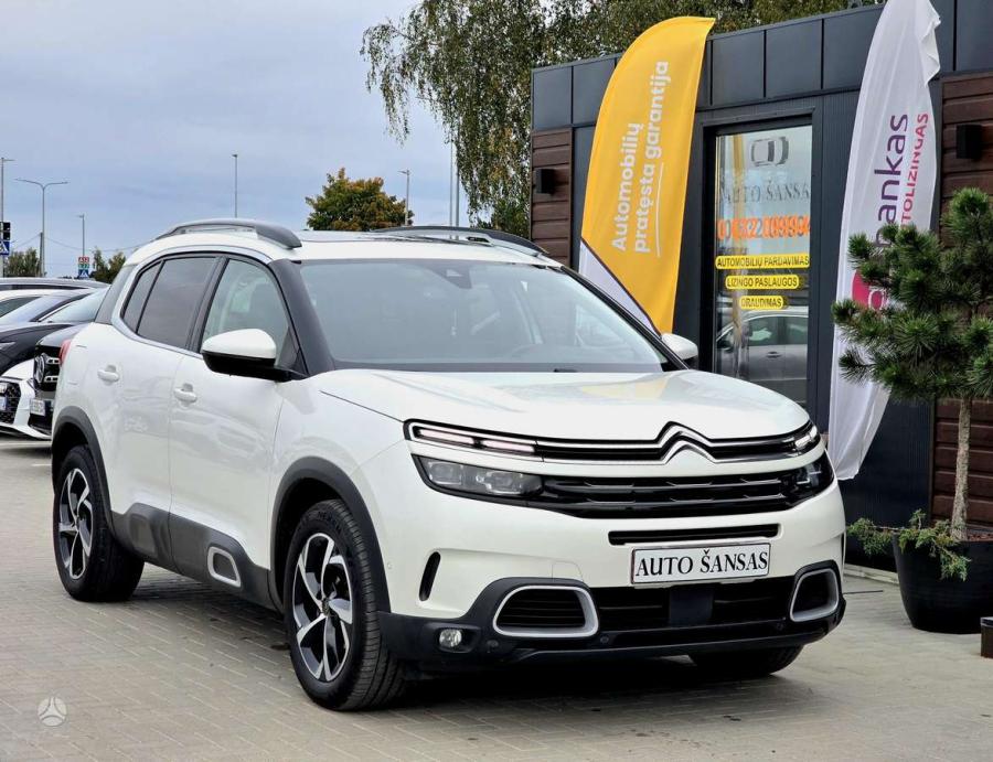 Balts Citroen C5 Aircross 2019 Tauragė, ar dzinēja tilpumu 1.20 L un nobraukumu 190 tūkst. km par 8800 €, foto 3 vietnē AUTOMOTO.COM.LV