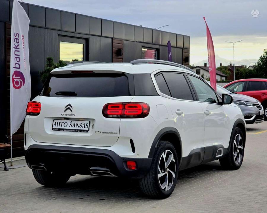 Balts Citroen C5 Aircross 2019 Tauragė, ar dzinēja tilpumu 1.20 L un nobraukumu 190 tūkst. km par 8800 €, foto 9 vietnē AUTOMOTO.COM.LV