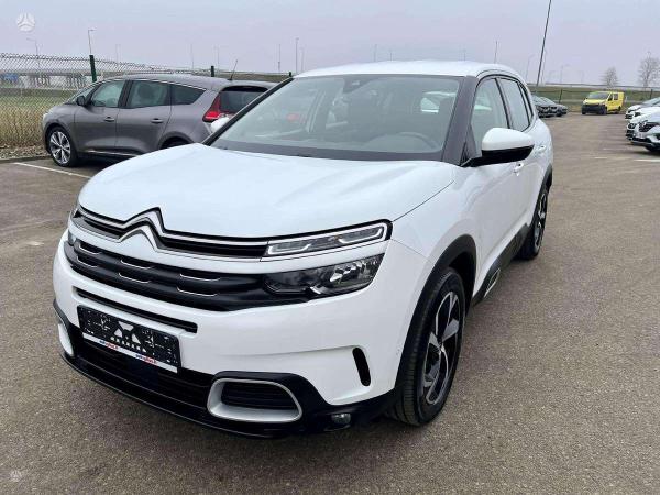 White Citroen C5 Aircross 2021 in Marijampole, with an engine capacity of 1.50 L and mileage of 198 thousand km for 14520 €, photo 1 on AUTOMOTO.COM.LV