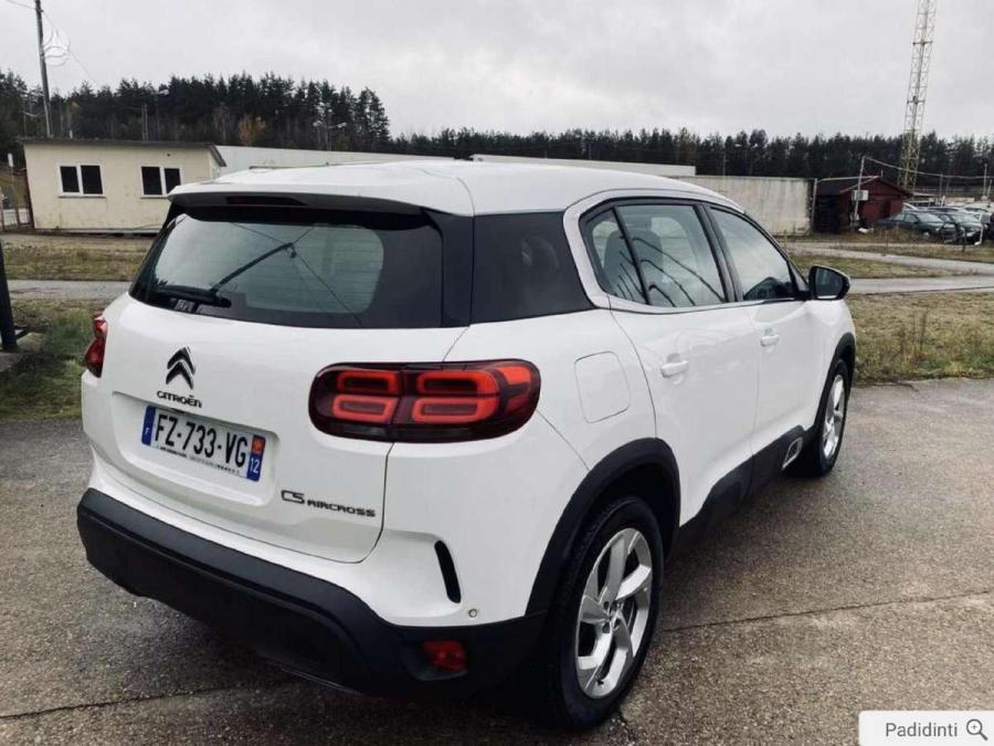 White Citroen C5 Aircross 2021 in Vilnius, with an engine capacity of 1.50 L and mileage of 156 thousand km for 11500 €, photo 9 on AUTOMOTO.COM.LV