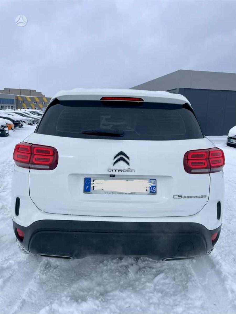 Balts Citroen C5 Aircross 2021 Tauragė, ar dzinēja tilpumu 1.50 L un nobraukumu 190 tūkst. km par 9900 €, foto 6 vietnē AUTOMOTO.COM.LV