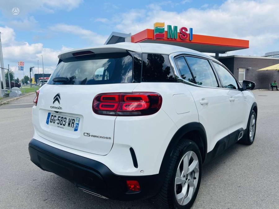 White Citroen C5 Aircross 2022 in Kaunas, with an engine capacity of 1.50 L and mileage of 225 thousand km for 10999 €, photo 12 on AUTOMOTO.COM.LV
