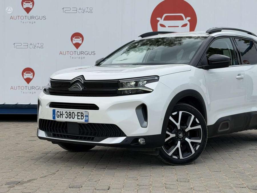 White Citroen C5 Aircross 2022 in Taurage, with an engine capacity of 1.50 L and mileage of 185 thousand km for 13400 €, photo 9 on AUTOMOTO.COM.LV