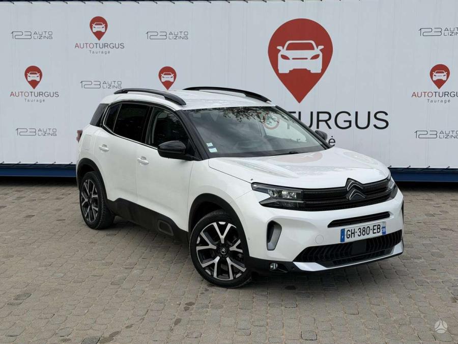 White Citroen C5 Aircross 2022 in Taurage, with an engine capacity of 1.50 L and mileage of 185 thousand km for 13400 €, photo 10 on AUTOMOTO.COM.LV