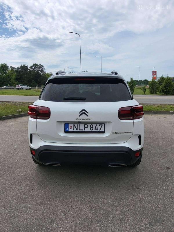 White Citroen C5 Aircross 2022 in Vilnius, with an engine capacity of 1.50 L and mileage of 261 thousand km for 11100 €, photo 9 on AUTOMOTO.COM.LV