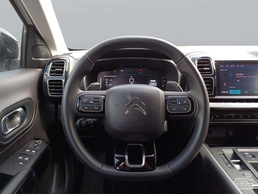 White Citroen C5 Aircross 2023 in Kaunas, with an engine capacity of 1.20 L and mileage of 23 thousand km for 22894 €, photo 14 on AUTOMOTO.COM.LV