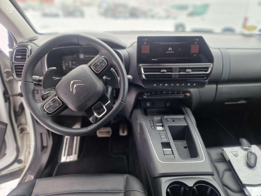 Balts Citroen C5 Aircross 2023 Tauragė, ar dzinēja tilpumu 1.50 L un nobraukumu 7 tūkst. km par 10900 €, foto 15 vietnē AUTOMOTO.COM.LV