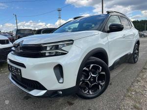 White Citroen C5 Aircross 2023 in Vilnius, with an engine capacity of 1.20 L and mileage of 108 thousand km for 17700 €, photo  on AUTOMOTO.COM.LV