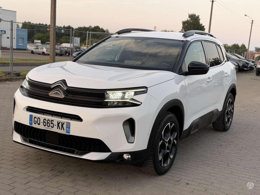 Белый Ситроен C5 Aircross 2023 в Мариямполе, объемом двигателя 1.20 л и пробегом 117 тыс. км за 17182 €, фото 1 на AUTOMOTO.COM.LV