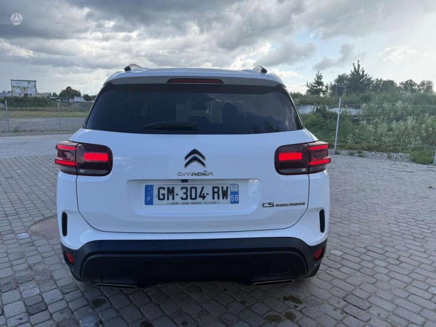 White Citroen C5 Aircross 2023 in Taurage, with an engine capacity of 1.50 L and mileage of 197 thousand km for 12700 €, photo 6 on AUTOMOTO.COM.LV