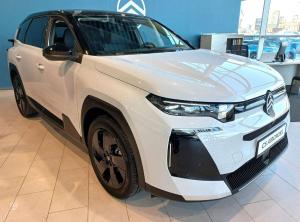 White Citroen C5 Aircross 2026 in Kaunas, with an engine capacity of 1.20 L and mileage of 2 thousand km for 37405 €, photo 3 on AUTOMOTO.COM.LV