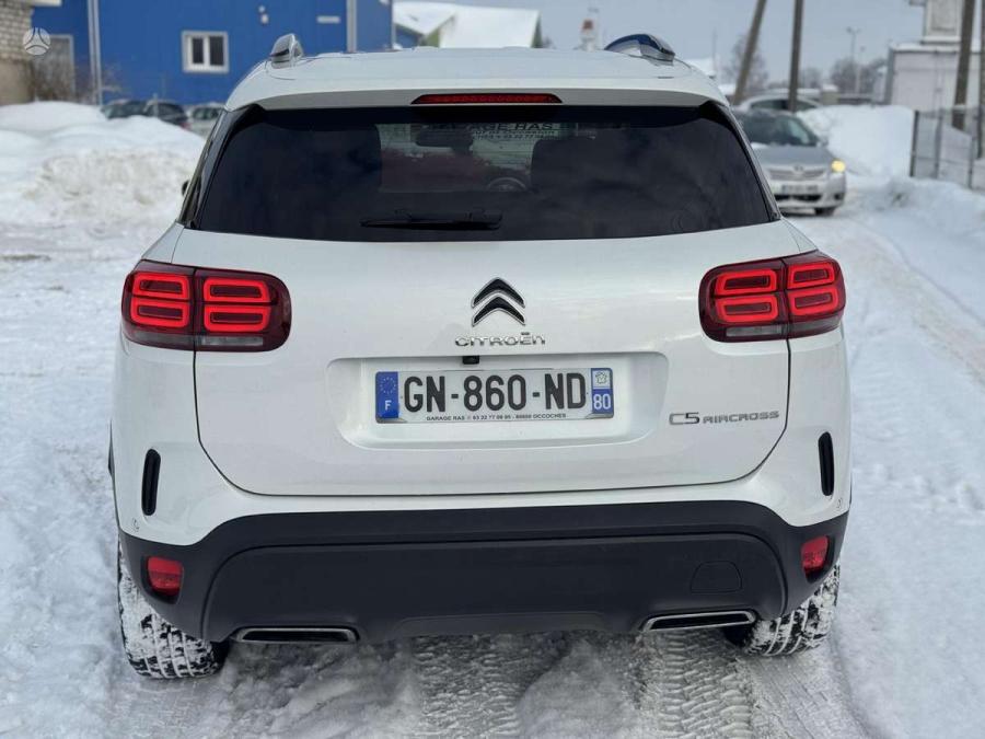White Citroen C5 Aircross 2022 in Taurage, with an engine capacity of 1.50 L and mileage of 188 thousand km for 9900 €, photo 6 on AUTOMOTO.COM.LV