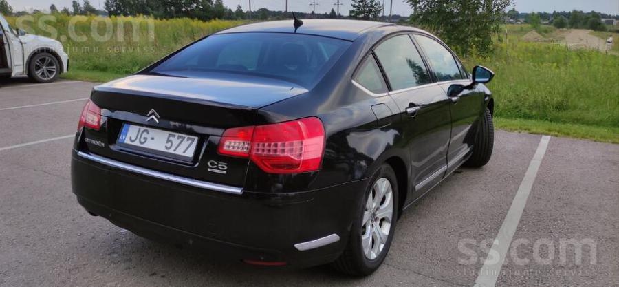 Melns Citroen C5 2009 Jēkabpils, ar dzinēja tilpumu 2.00 L un nobraukumu 289 tūkst. km par 1950 €, foto 5 vietnē AUTOMOTO.COM.LV