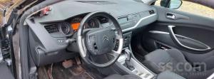 Black Citroen C5 2008 in Jurmala, with an engine capacity of 2.00 L and mileage of 151 thousand km for 5500 €, photo 6 on AUTOMOTO.COM.LV