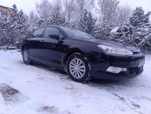 Melns Citroen C5 2010 Kauņa, ar dzinēja tilpumu 1.60 L un nobraukumu 283 tūkst. km par 2200 €, foto  vietnē AUTOMOTO.COM.LV