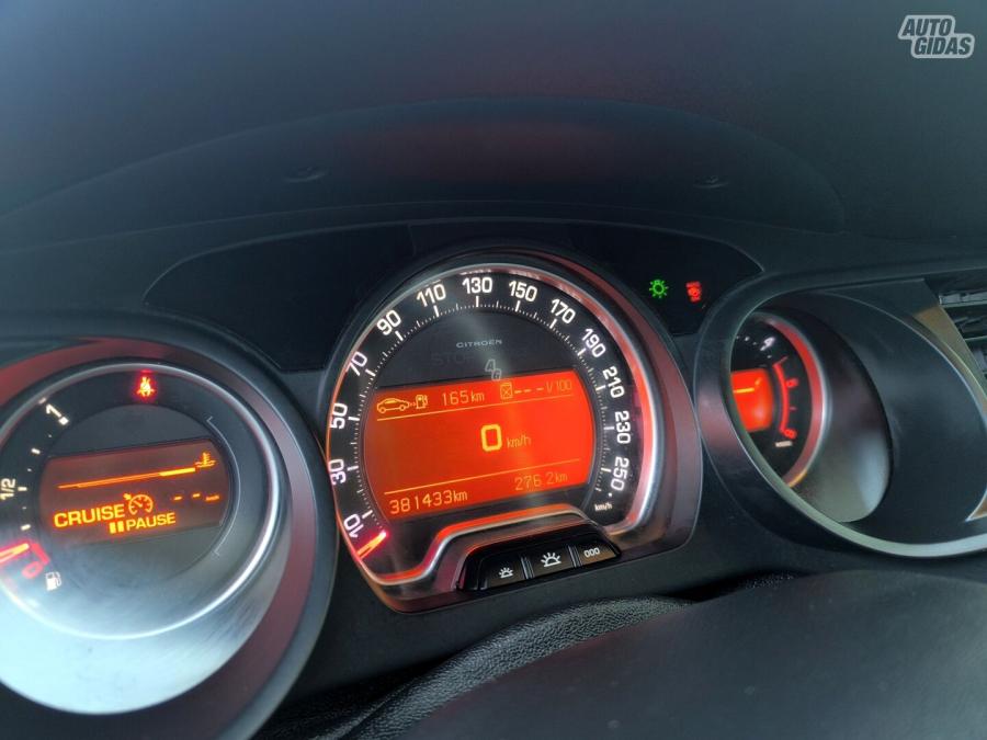 Black Citroen C5 2010 in Kaunas, with an engine capacity of 2.00 L and mileage of 382 thousand km for 2000 €, photo 11 on AUTOMOTO.COM.LV
