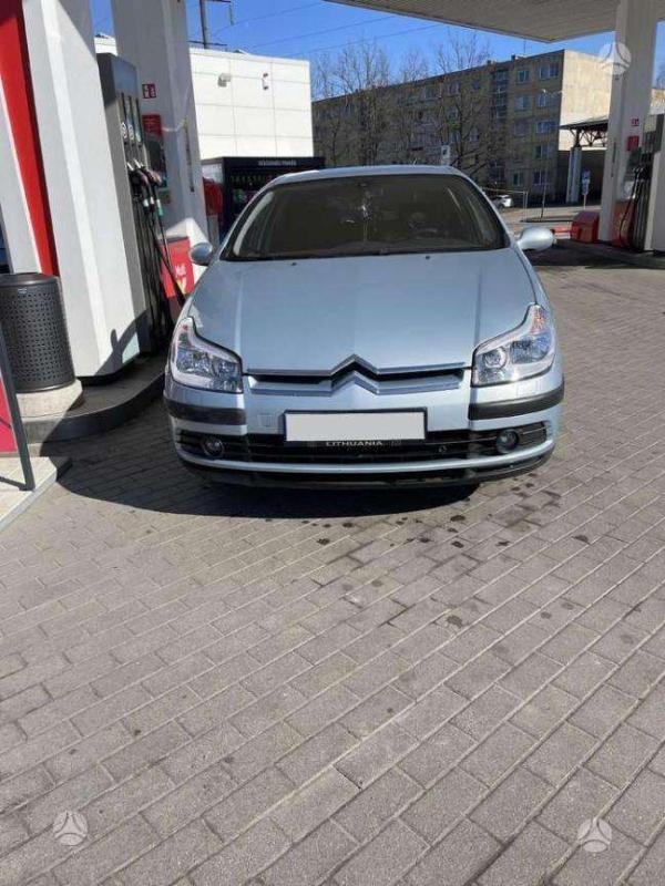 Blue Citroen C5 2007 in Kaunas, with an engine capacity of 1.56 L and mileage of 305 thousand km for 1337 €, photo 10 on AUTOMOTO.COM.LV