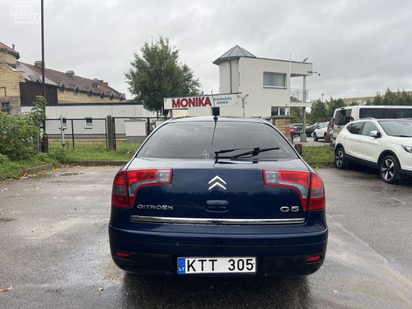 Blue Citroen C5 2007 in Siauliai, with an engine capacity of 2.00 L and mileage of 0 thousand km for 749 €, photo 9 on AUTOMOTO.COM.LV