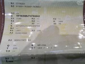 Синий Ситроен С5 2007 в Шяуляй, объемом двигателя 2.00 л и пробегом 0 тыс. км за 749 €, фото 28 на AUTOMOTO.COM.LV