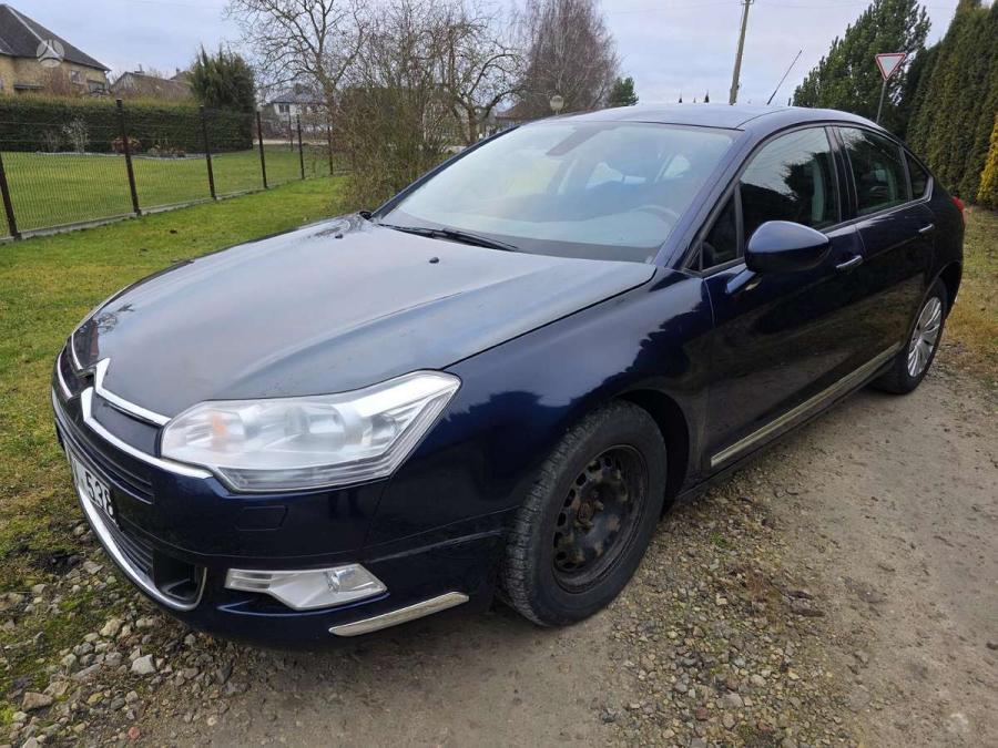 Blue Citroen C5 2008 in Siauliai, with an engine capacity of 1.60 L and mileage of 330 thousand km for 950 €, photo 5 on AUTOMOTO.COM.LV