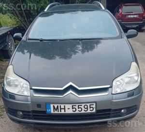 Zils Citroen C5 2005 Madona, ar dzinēja tilpumu 1.60 L un nobraukumu 372 tūkst. km par 1200 €, foto  vietnē AUTOMOTO.COM.LV
