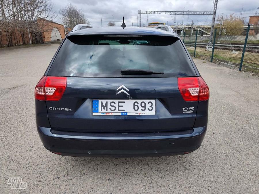 Blue Citroen C5 2009 in Siauliai, with an engine capacity of 2.20 L and mileage of 271 thousand km for 1999 €, photo 6 on AUTOMOTO.COM.LV