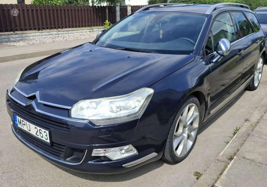 Синий Ситроен С5 2010 в Кретинга, объемом двигателя 2.00 л и пробегом 274 тыс. км за 2700 €, фото 3 на AUTOMOTO.COM.LV