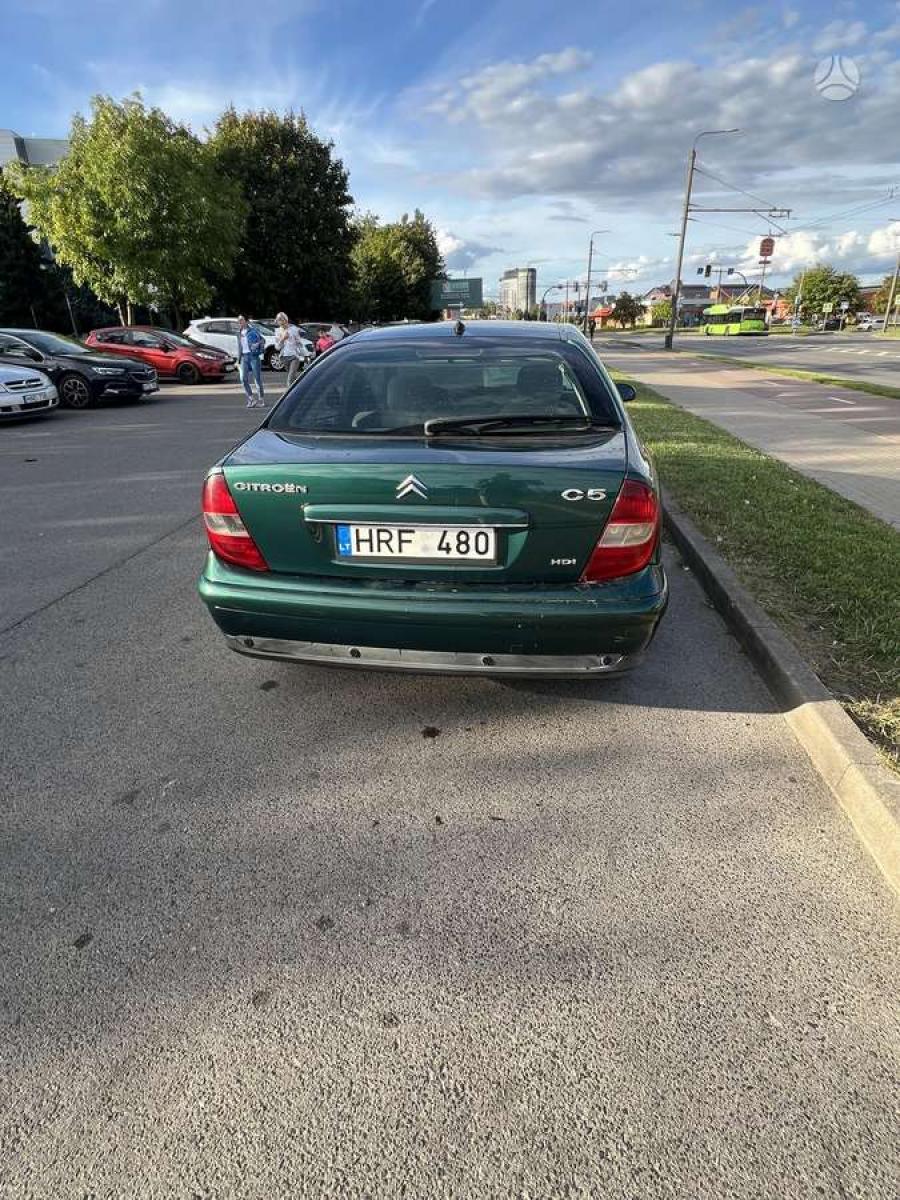 Zaļš Citroen C5 2003 Kauņa, ar dzinēja tilpumu 2.00 L un nobraukumu 273 tūkst. km par 1000 €, foto 4 vietnē AUTOMOTO.COM.LV