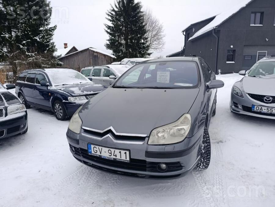 Grey Citroen C5 2004 in Rezekne, with an engine capacity of 1.60 L and mileage of 336 thousand km for 1250 €, photo 22 on AUTOMOTO.COM.LV
