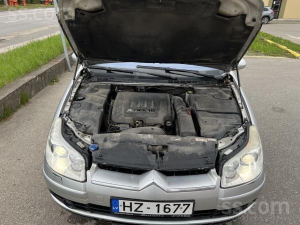 Grey Citroen C5 2006 in Riga, with an engine capacity of 2.20 L and mileage of 334 thousand km for 400 €, photo 7 on AUTOMOTO.COM.LV