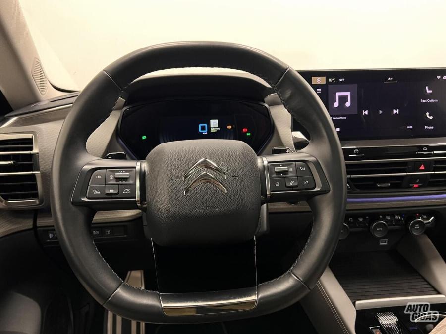 Grey Citroen C5 2022 in Vilnius, with an engine capacity of 1.60 L and mileage of 61 thousand km for 22990 €, photo 14 on AUTOMOTO.COM.LV