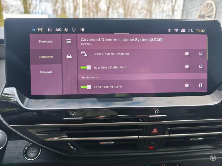 Серый Ситроен С5 2024 в Мариямполе, объемом двигателя 1.20 л и пробегом 31 тыс. км за 20900 €, фото 12 на AUTOMOTO.COM.LV