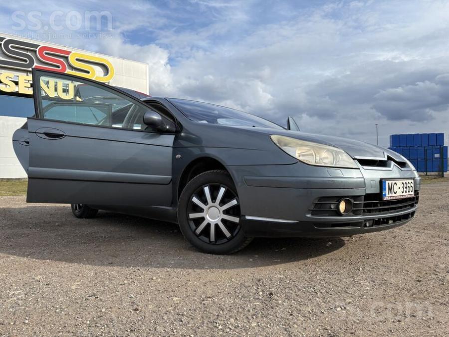 Grey Citroen C5 2006 in Daugavpils, with an engine capacity of 1.60 L and mileage of 479 thousand km for 750 €, photo 28 on AUTOMOTO.COM.LV